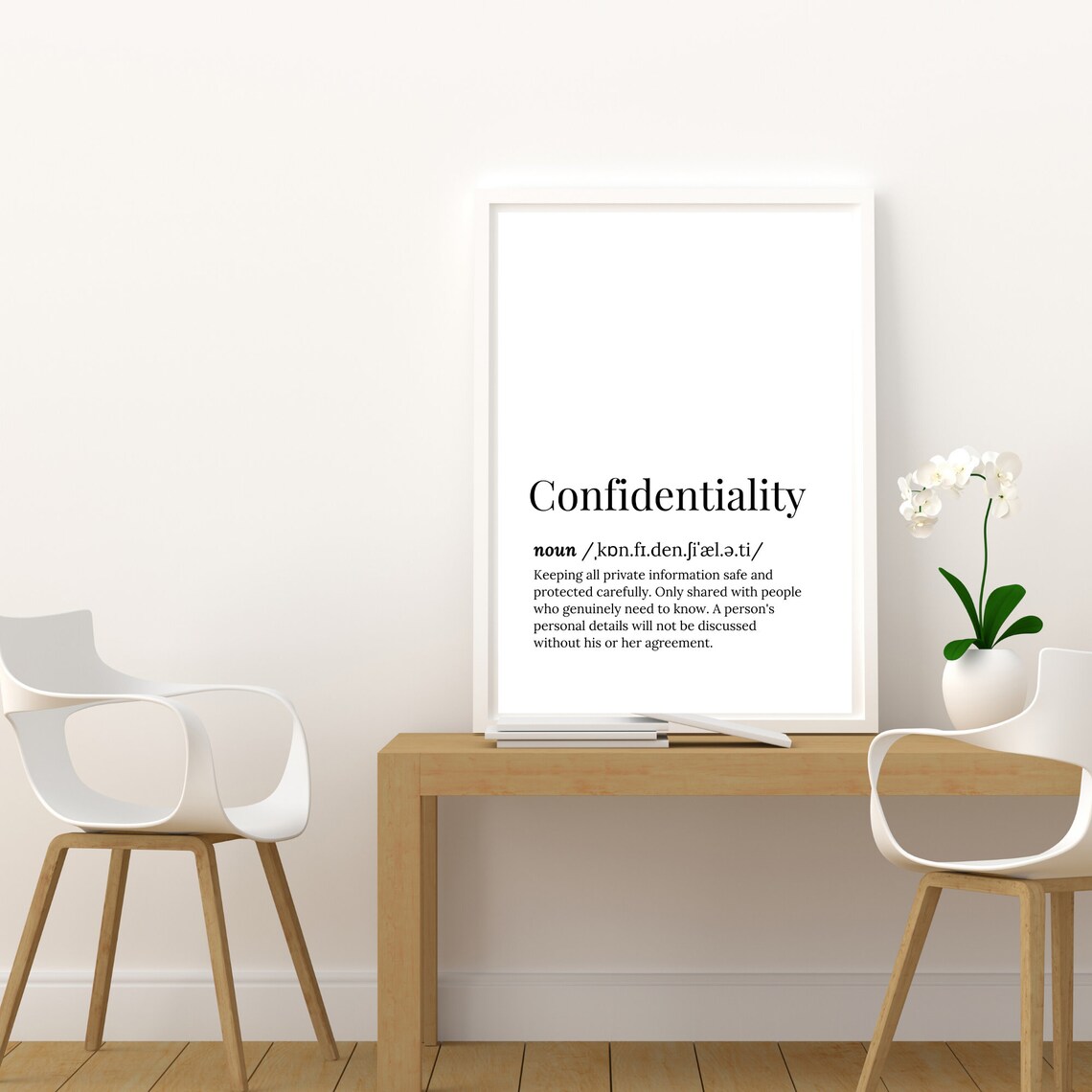 Confidentiality Poster Social Worker Quotes Therapist - Etsy