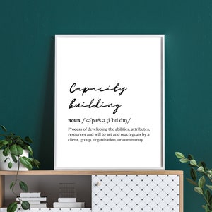 Capacity Building Social Work Quote Social Worker Gift Caseworker Gift ...