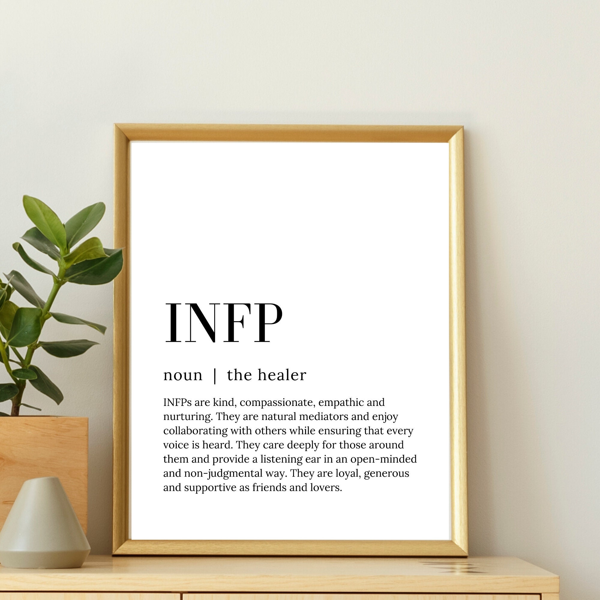 INFP Myers Briggs Infp Poster Personality Infp Gift Myers - Etsy Finland