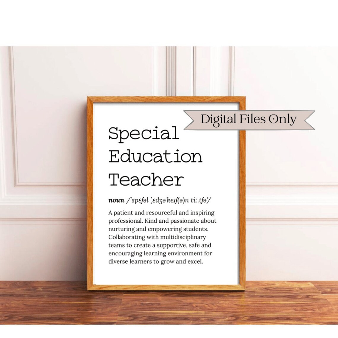 Sped Teacher Thank You Gift for Special Education Definition - Etsy