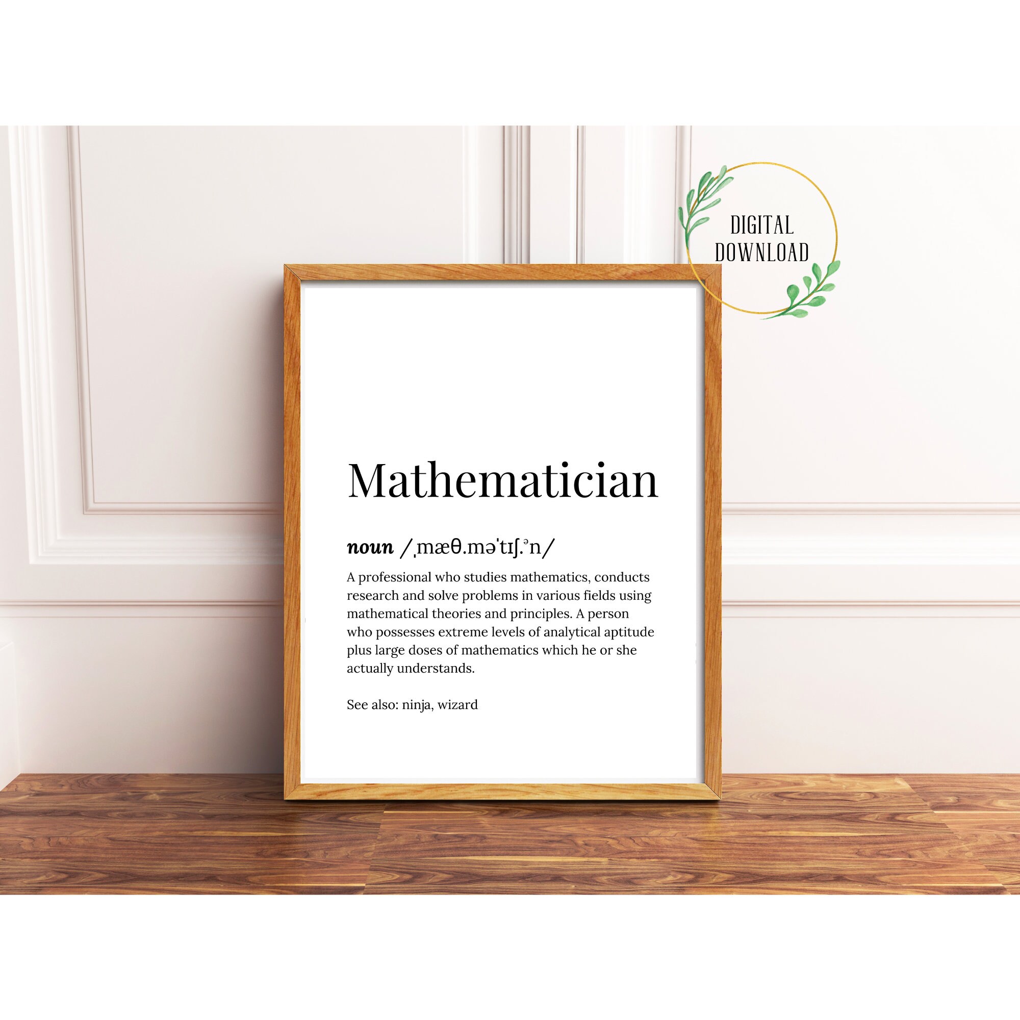 Mathematician Gifts Print Gift for Mathematician Wall Art Math Major ...