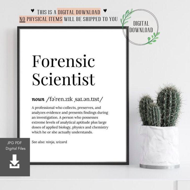 Forensic Scientist Gifts Forensic Science Gift for Grad - Etsy
