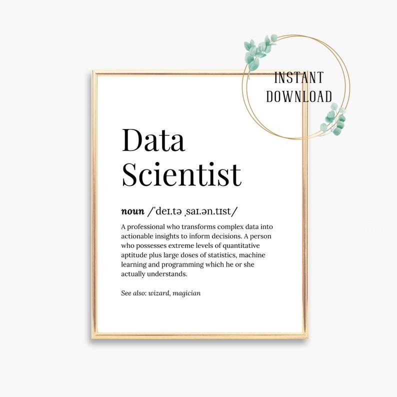 Data Scientist Gift Card Happy Birthday Gifts Scientist - Etsy