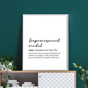 Empowerment Social Work Quotes MSW Social Work Poster Caseworker Gift ...