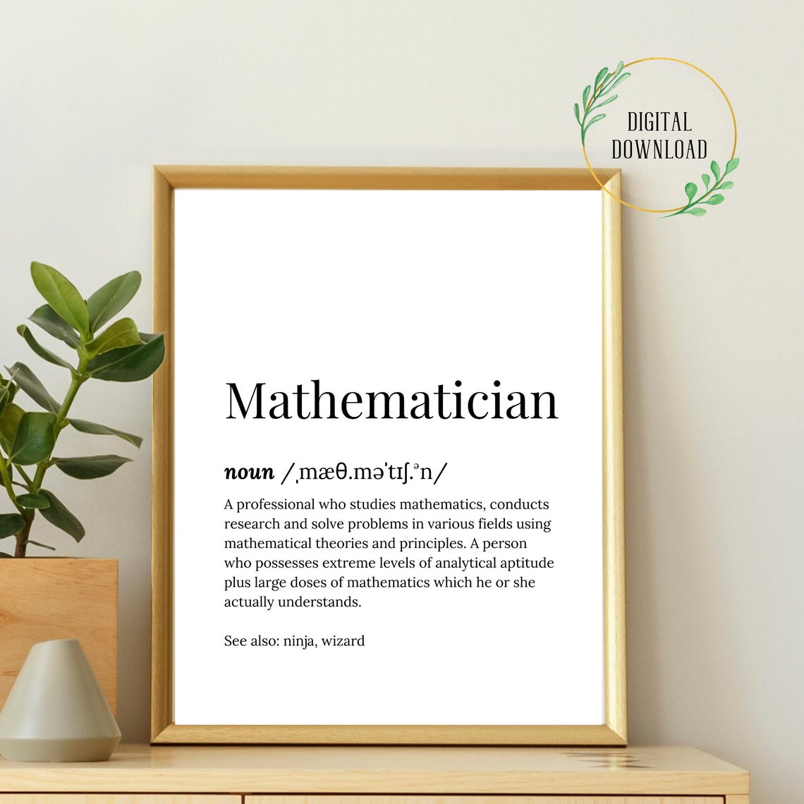 Mathematician Gifts Print Gift for Mathematician Wall Art Math Major ...