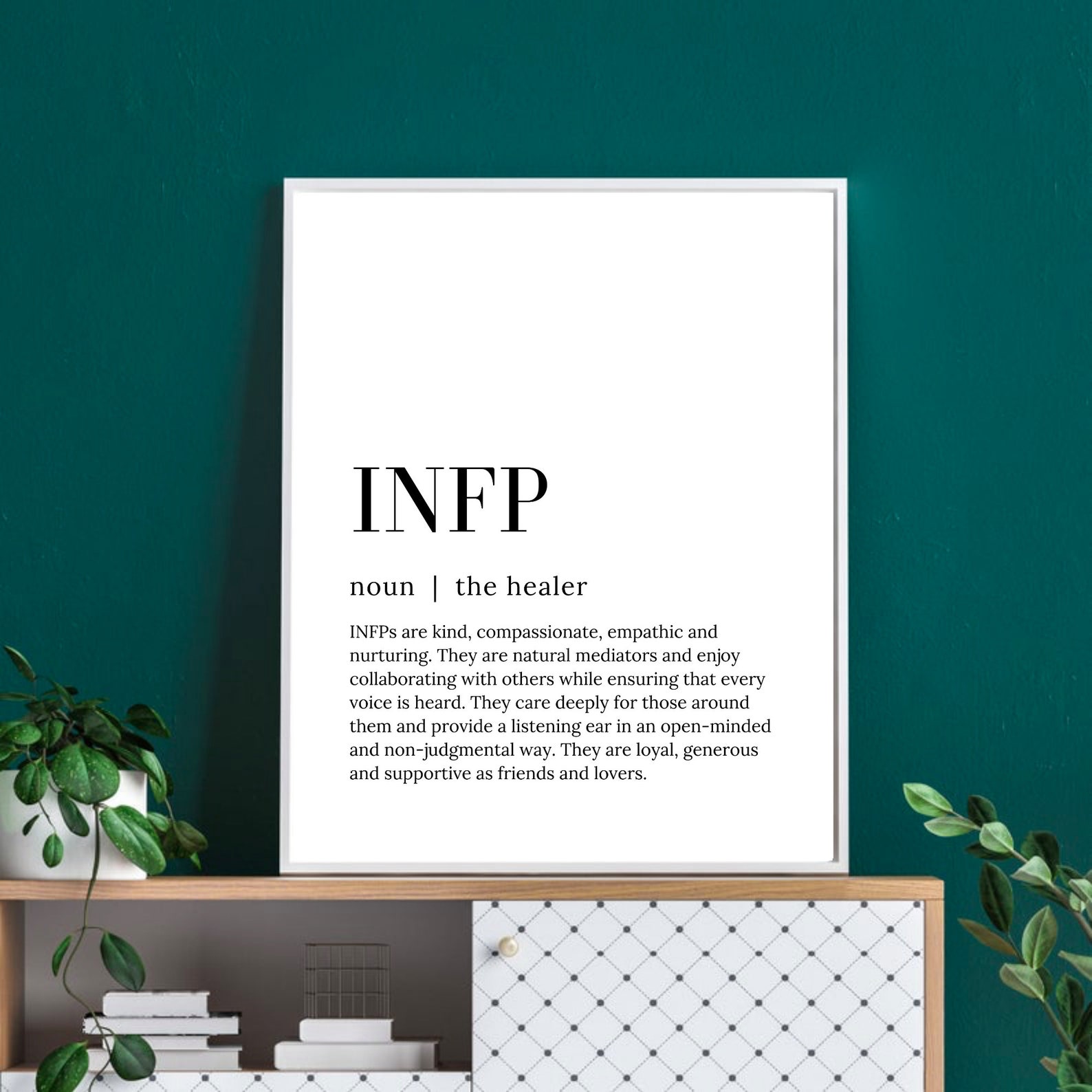 INFP Myers Briggs Infp Poster Personality Infp Gift Myers - Etsy
