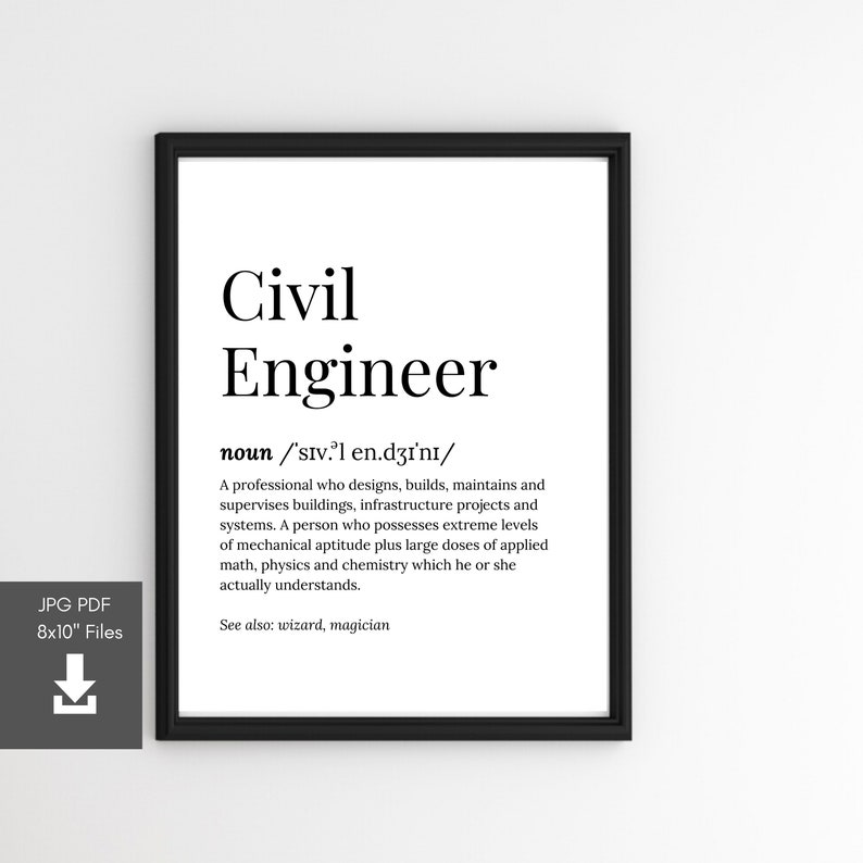 Civil Engineer Gifts Civil Engineering Graduation Gifts Civil | Etsy