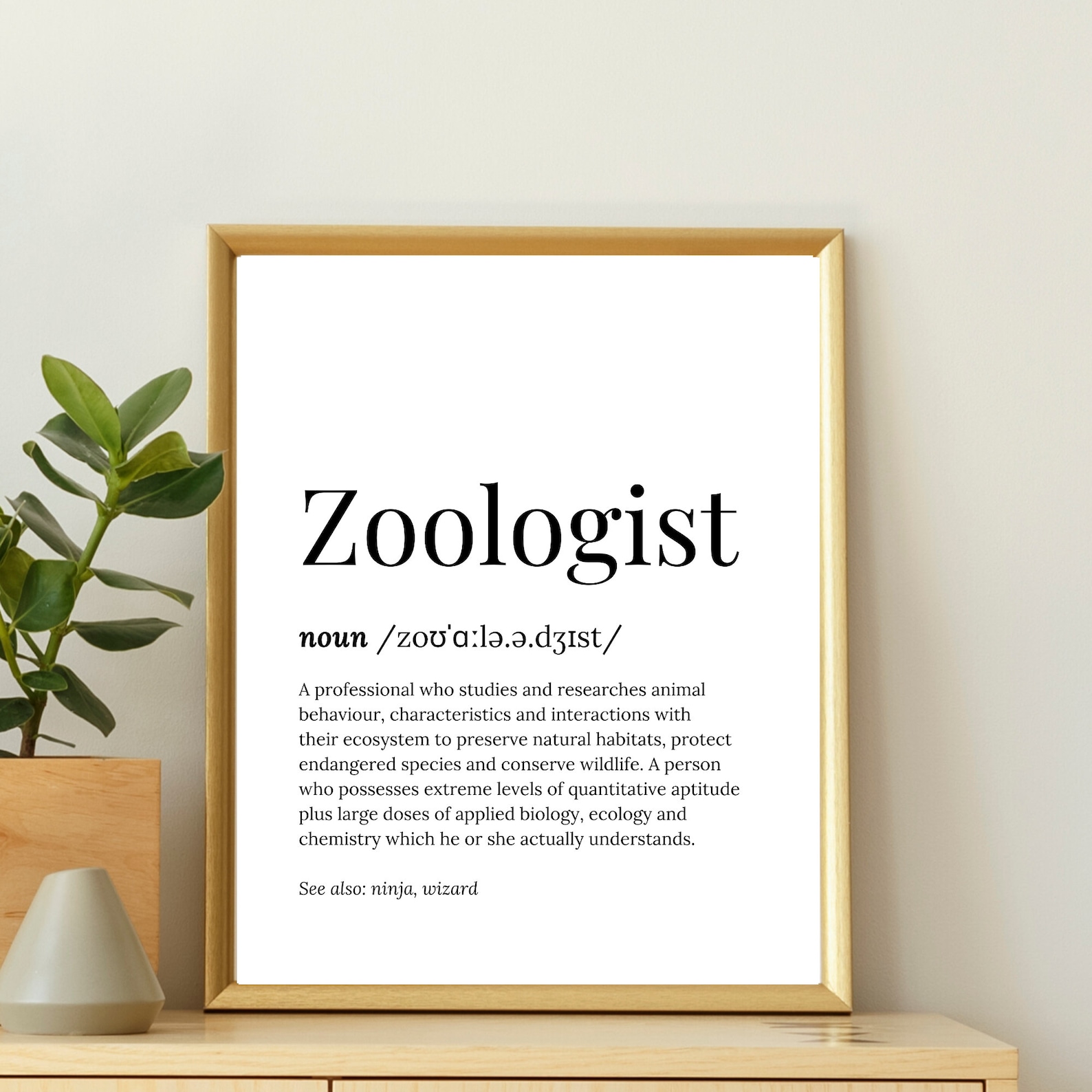 Zoologist Gifts Art Zoology Student Gift Graduation Printable Quotes ...
