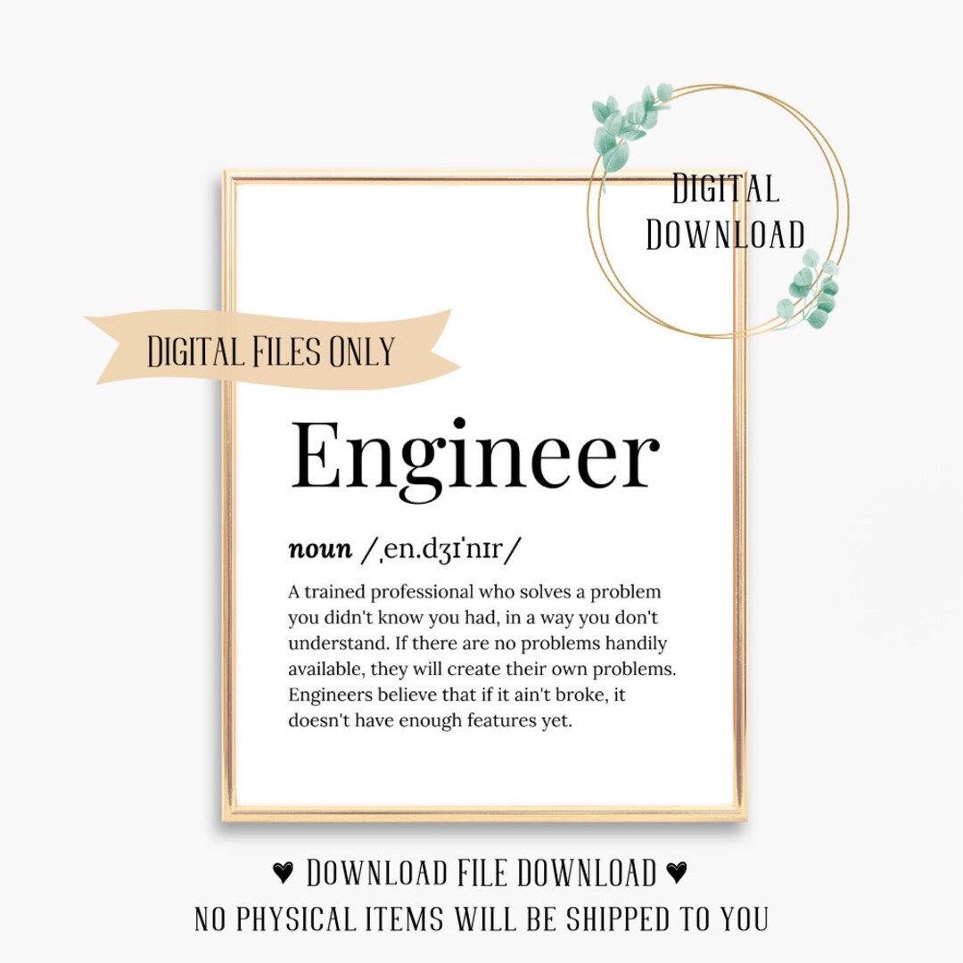 Engineer Graduation Gift Engineer Birthday Card Electrical Mechanical ...