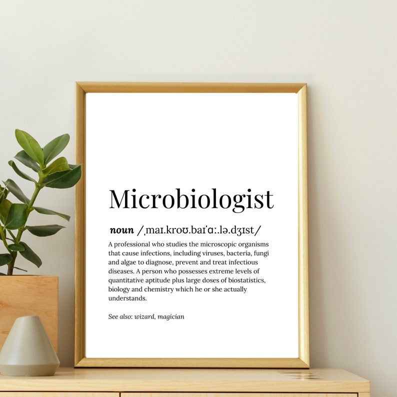 Microbiologist Gift Microbiology Gifts Graduation Card Print - Etsy