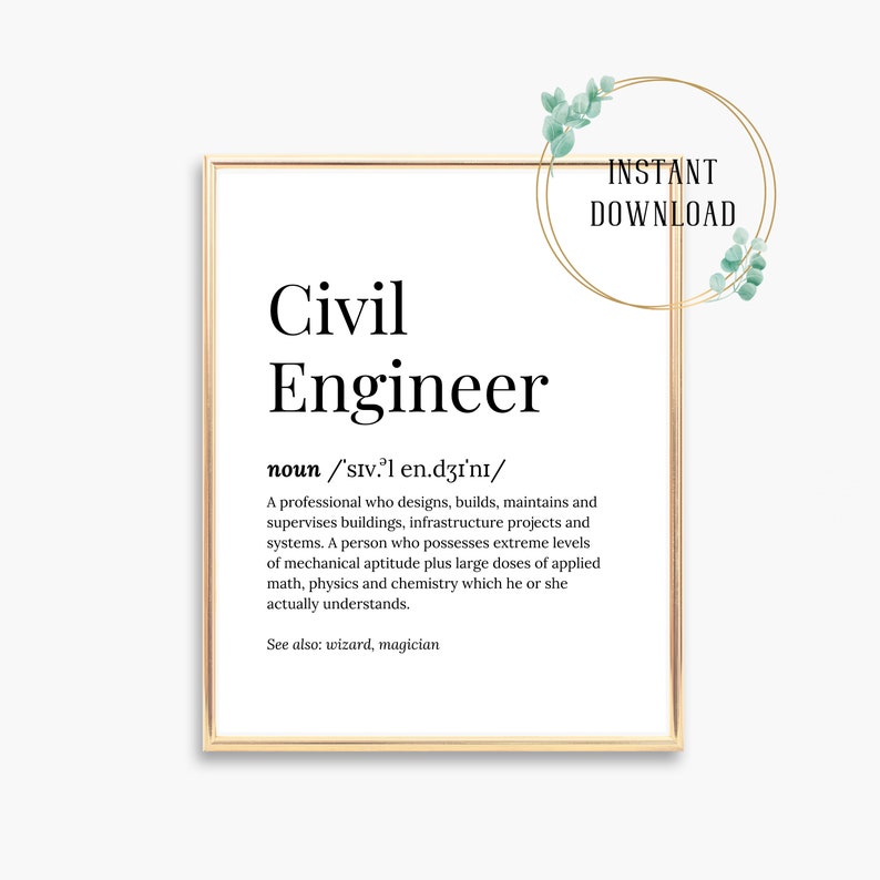 Civil Engineer Gifts Civil Engineering Graduation Gifts Civil | Etsy