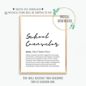 School Counselor Office Decor Counseling Wall Art Counsellor Desk Decor ...