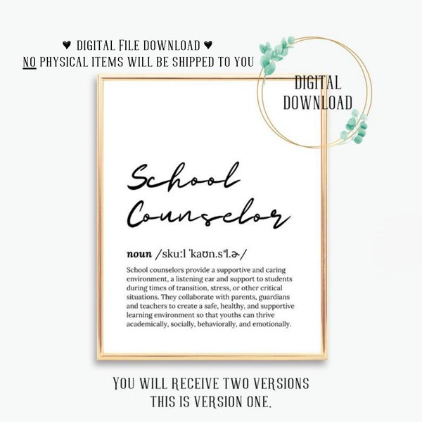 Counseling Posters - Etsy