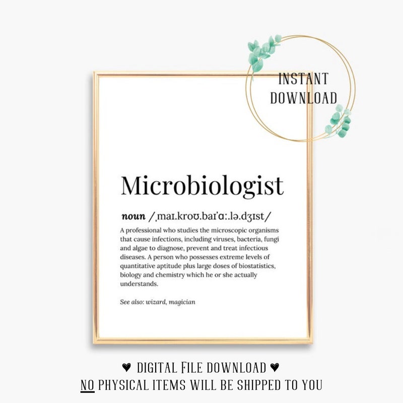 Microbiology Poster - Etsy