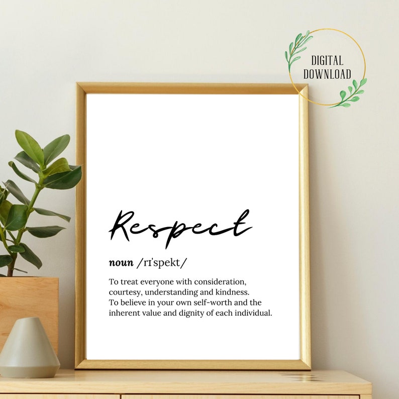 Respect Social Worker Printable Quote Print MSW Graduation Gift School ...