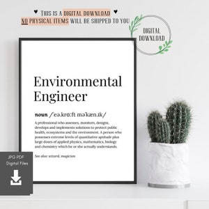 Environmental Engineer Gift Environmental Engineering Graduation Gifts ...