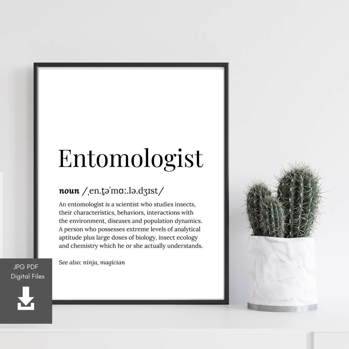 Entomologist Gift Art Entomologist Graduation Gifts Poster - Etsy