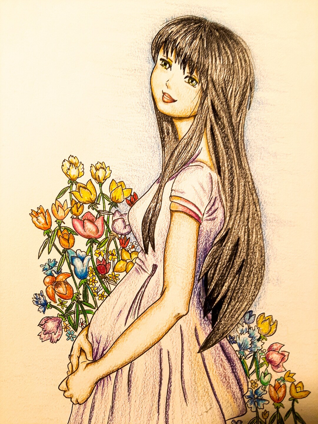 Mikayla, Anime Woman, Baby Shower Drawing, Anime Illustration, Pregnant ...