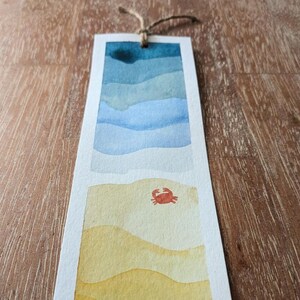 Handmade Watercolour Bookmark - Etsy UK