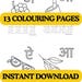 Hindi Alphabet Pages, Hindi Swar, Hindi Colouring Pages, Hindi Swarmala ...