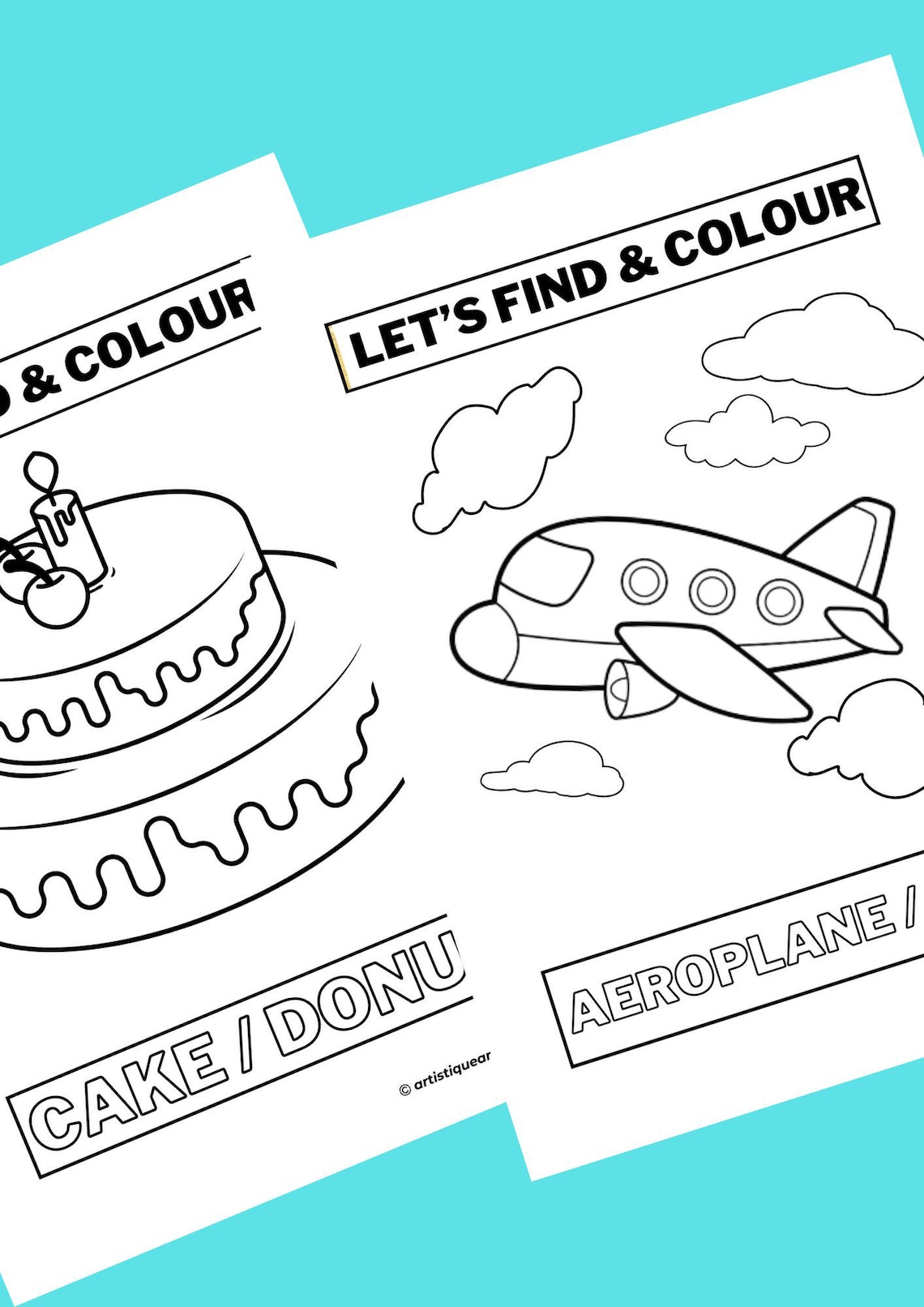 55 Printable Colouring Pages for Kids Toddlers Preschoolers Colouring ...