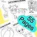55 Printable Colouring Pages for Kids Toddlers Preschoolers Colouring ...