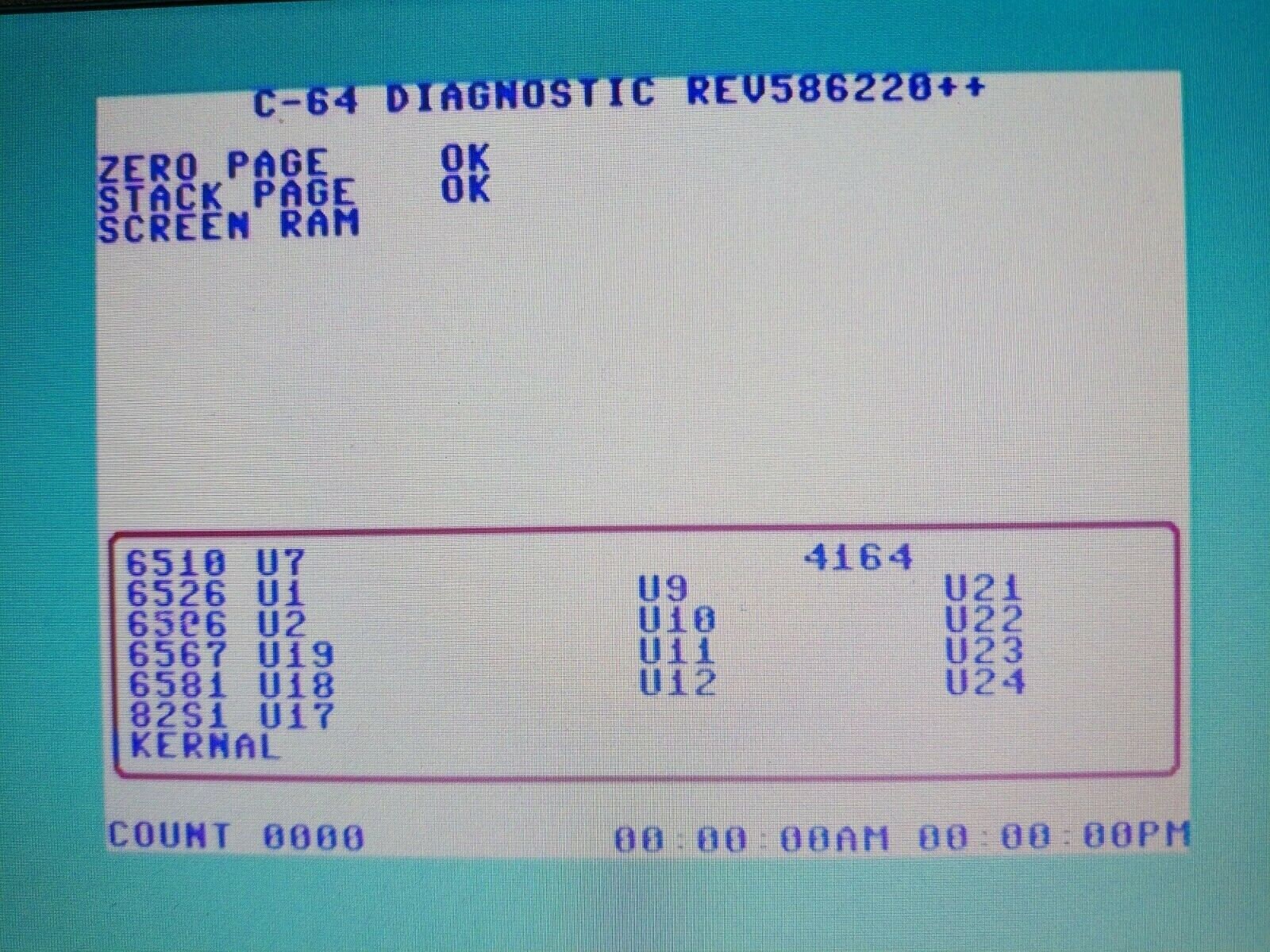 Diag64cart - Commodore 64/C64/C128/1541 Diagnostic / Dead Test ...