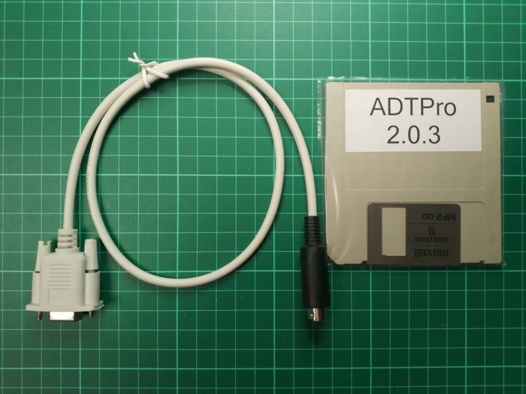 Adtpro Boot Disk and Serial Cable for Apple Iigs / Iic Plus - Etsy