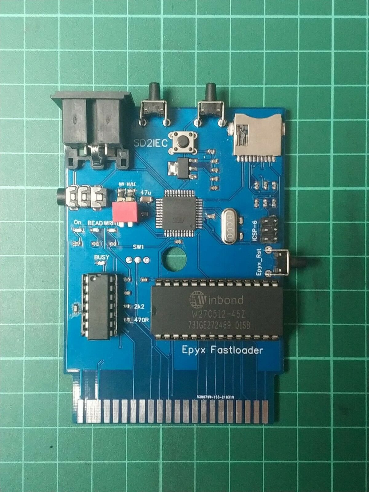 SD2IEC Floppy Drive Emulator With Epyx Fast Load Cartridge for ...