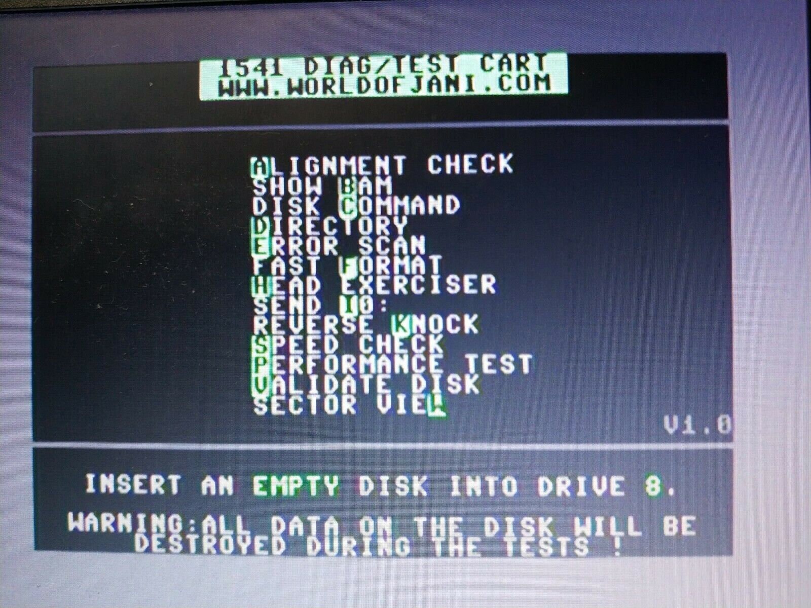 Diag64cart - Commodore 64/C64/C128/1541 Diagnostic / Dead Test ...
