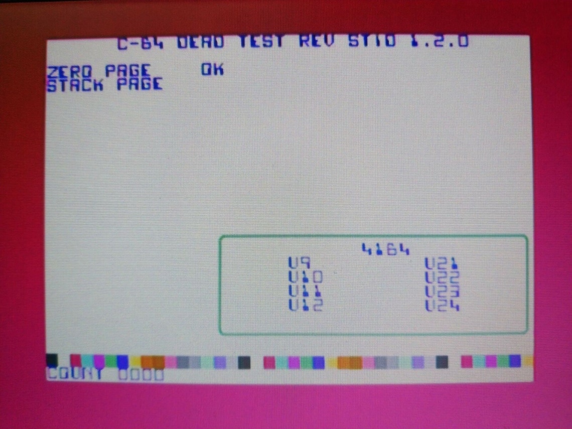 Diag64cart - Commodore 64/C64/C128/1541 Diagnostic / Dead Test ...