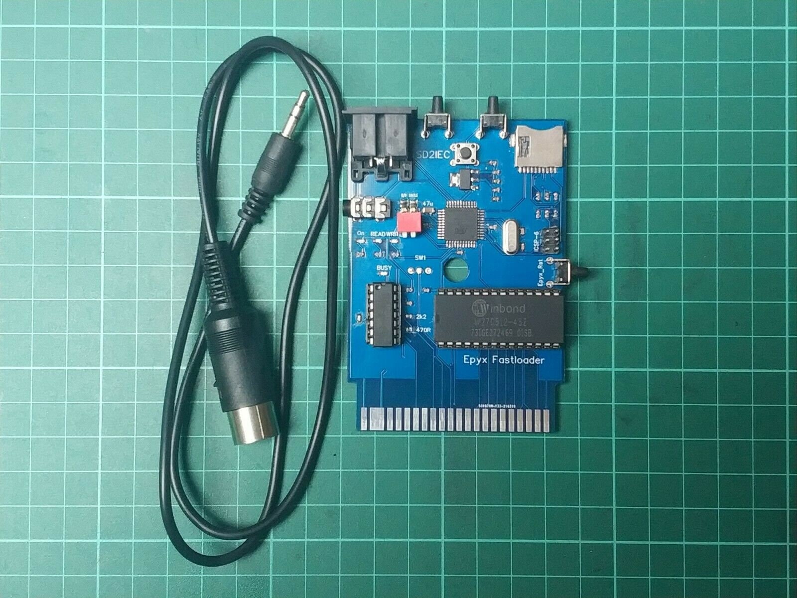 SD2IEC Floppy Drive Emulator With Epyx Fast Load Cartridge for ...