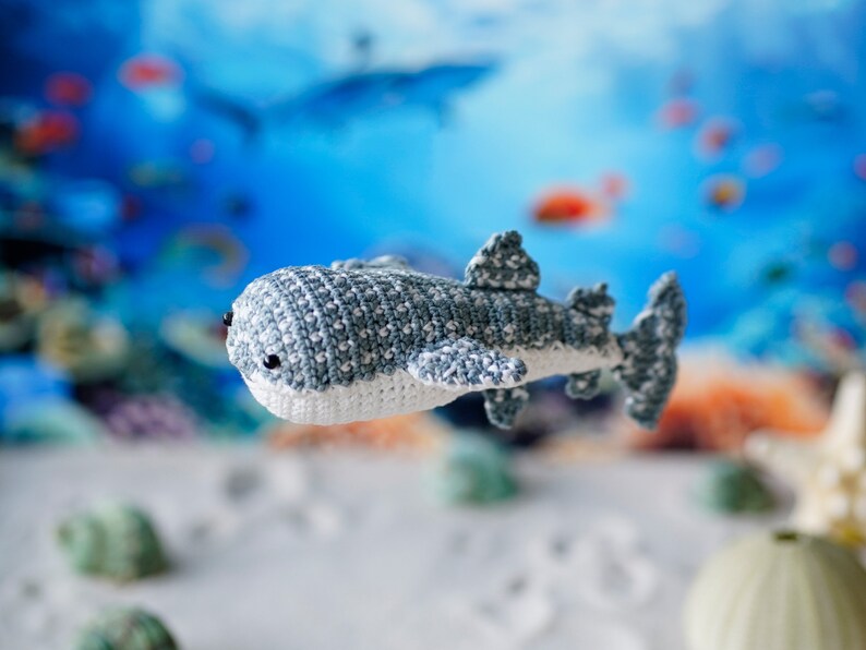 Whale Shark Amigurumi - Crochet Whale Shark - Mini Whale Shark for ...