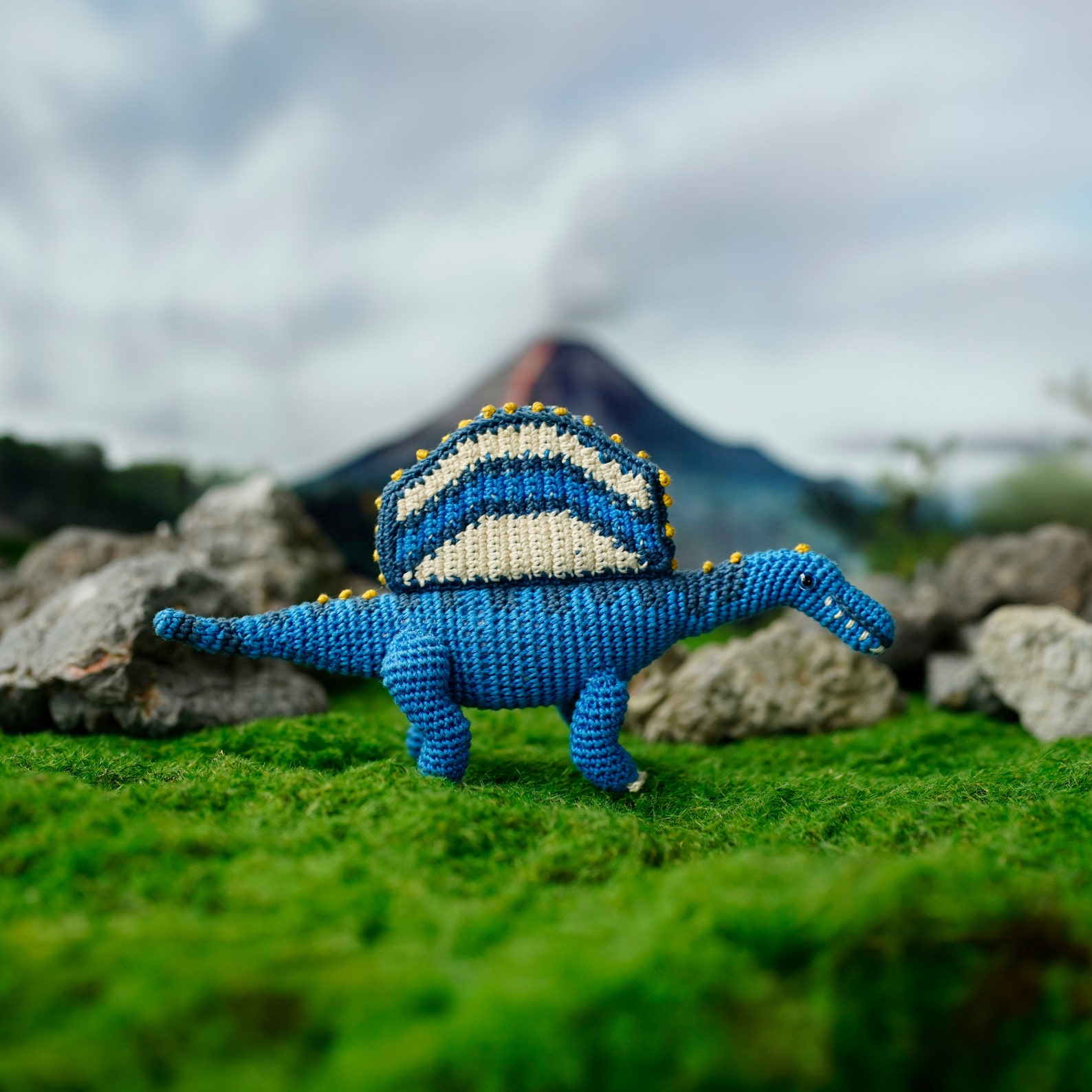 Mini Spinosaurus Crochet Plush Dinosaur | Small Stuffed Animals | Dino ...