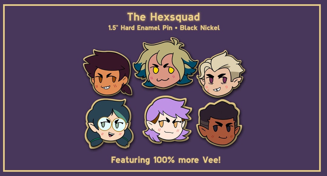 LIMITED BUNDLES Hexsquad Pins Owl House - Etsy