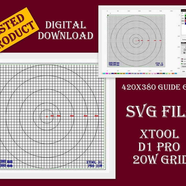 Spoilboard Grid Xtool D1 - Etsy