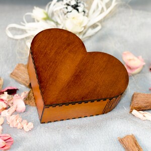 Laser Cut Heart Shaped Trinket Box, Laser Cut Heart Box Jewelry, Wooden ...