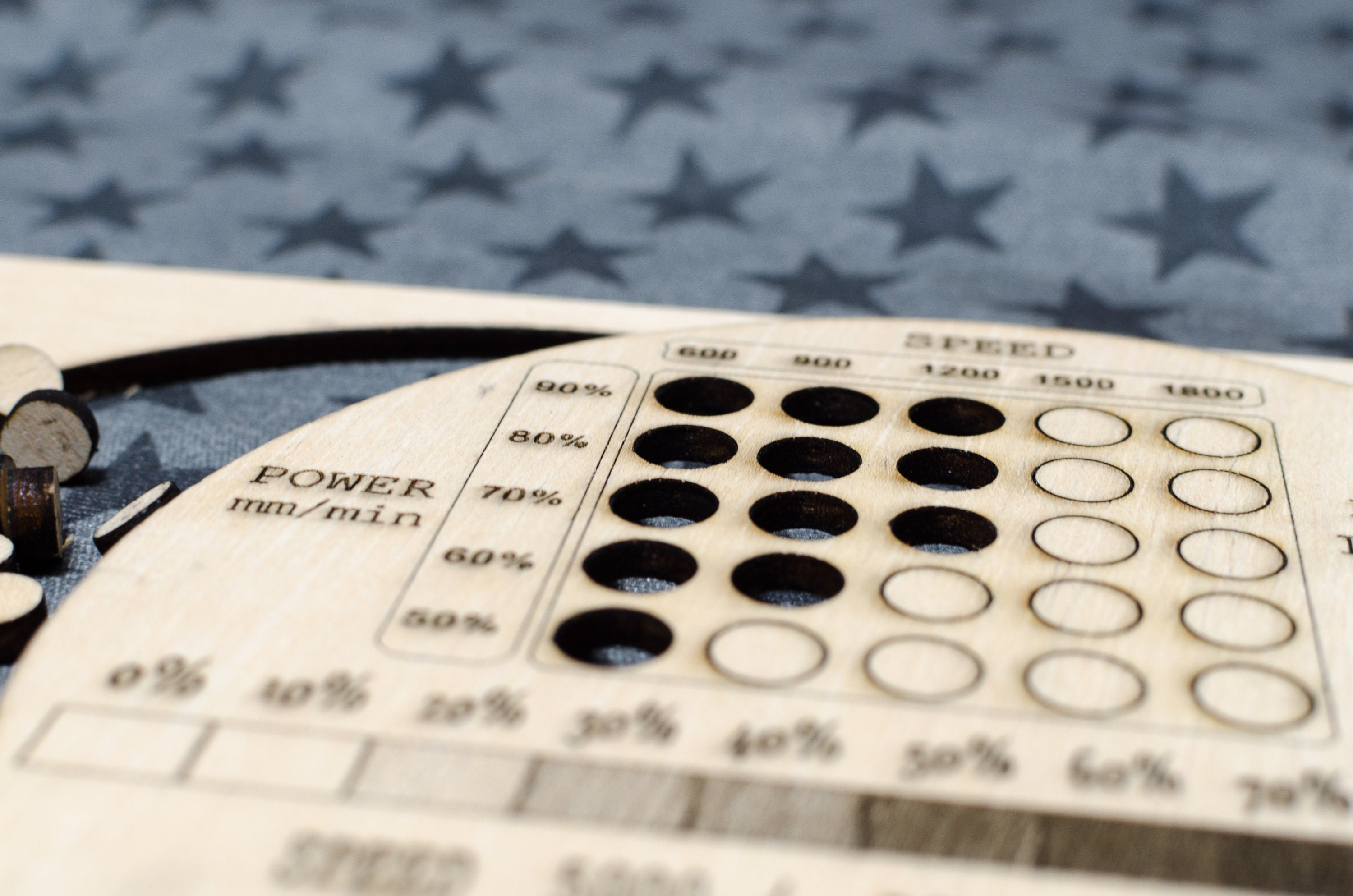 Cut Test Plywood Laser Scale Material Test Card Light Burn - Etsy