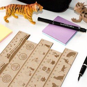 Measuring Rulers Svg-dxf Lightburn Files, Ruler Laser Cut File, School ...