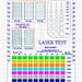 Lightburn Laser Test Card: Engraving & Cut Material Test (SVG, DXF) - Etsy
