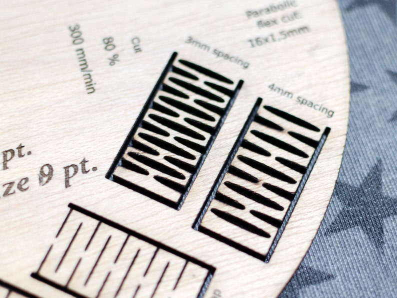 Lightburn Laser Test Card: Engraving & Cut Material Test (SVG-DXF) - Etsy
