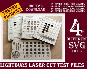 Laser Cut Test File - Etsy