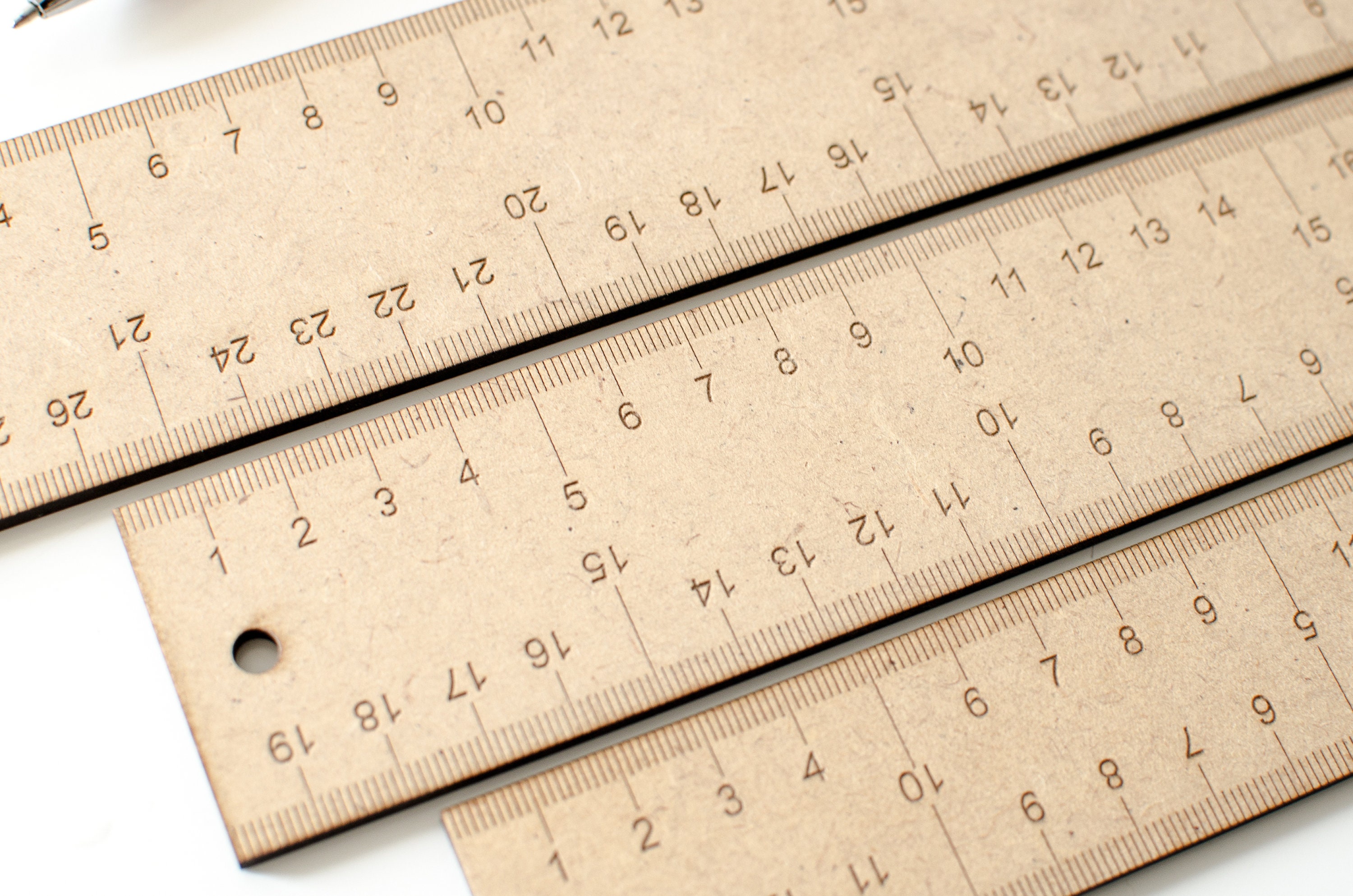 Measuring Rulers Svg-dxf Lightburn Files, Ruler Laser Cut File, School ...