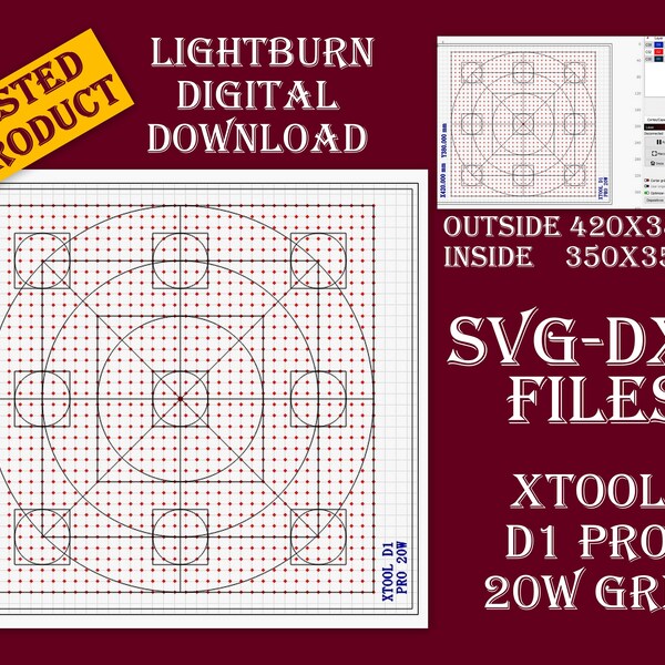 Xtool D1 Grid Spoil Board - Etsy