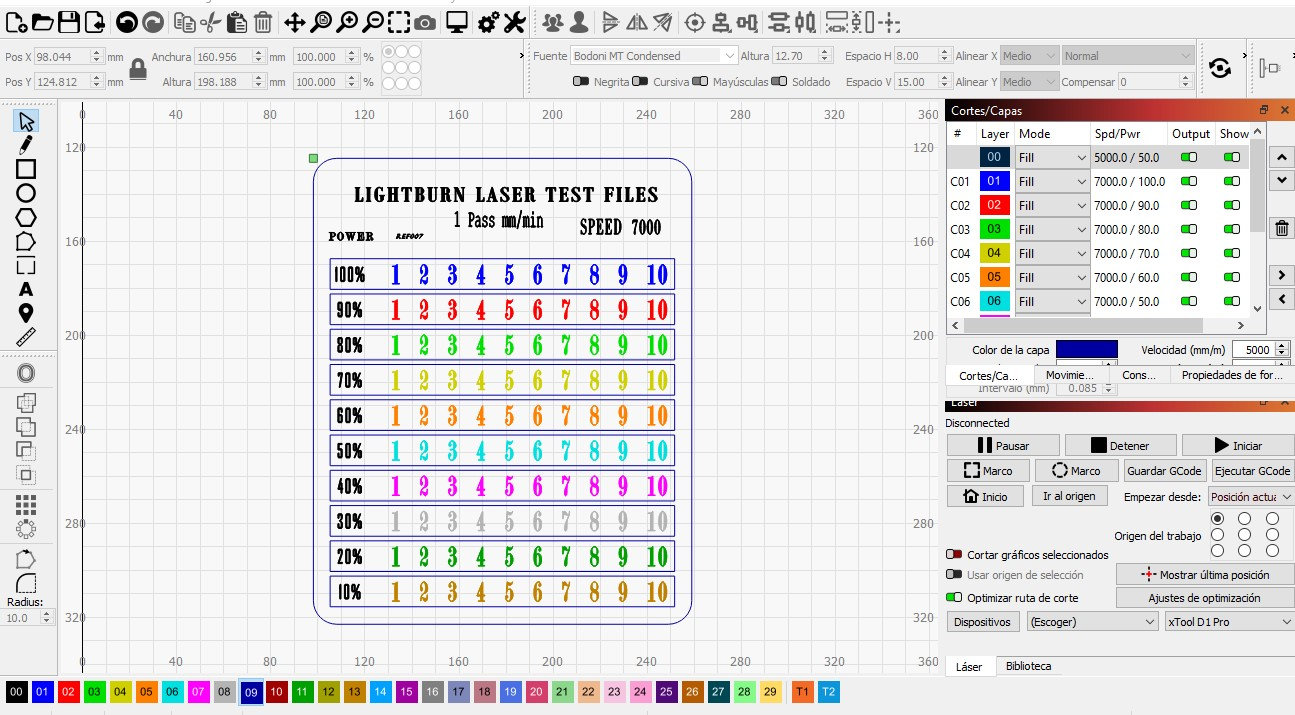 Lightburn Test Files, Laser Test File SVG, Engrave Test, Plywood, Laser ...