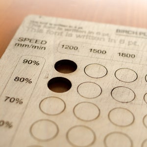 Lightburn Laser Test Files, Laser Cut Test File SVG, Engrave Test, Cut ...