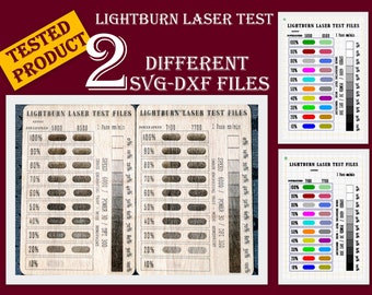 Laser Cut Test File - Etsy