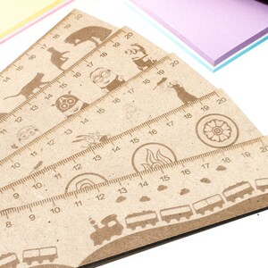 Measuring Rulers Svg-dxf Lightburn Files, Ruler Laser Cut File, School ...