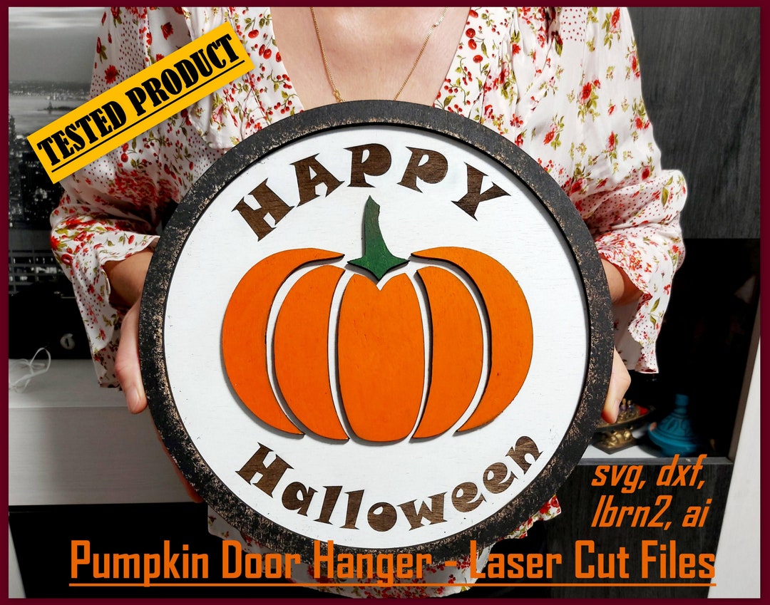 Pumpkin SVG Laser Cut Files, Pumpkin Face Svg, Pumpkin Dxf, Jack O ...