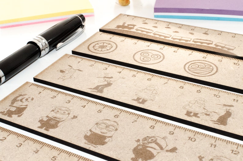 Messlineale svg-dxf LightBurn Dateien, Lineal Laser geschnittene Datei ...